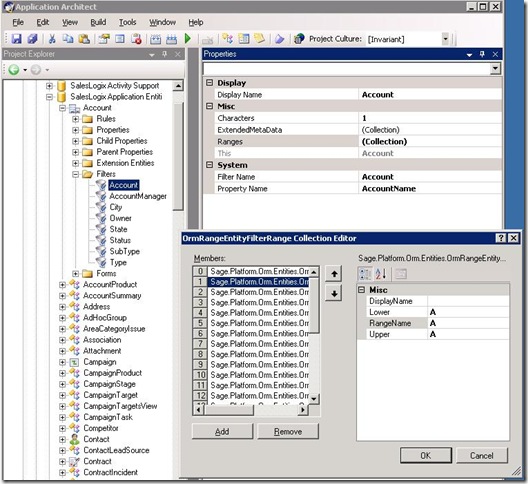 Saleslogix 751 Web Client Filters Customer Fx